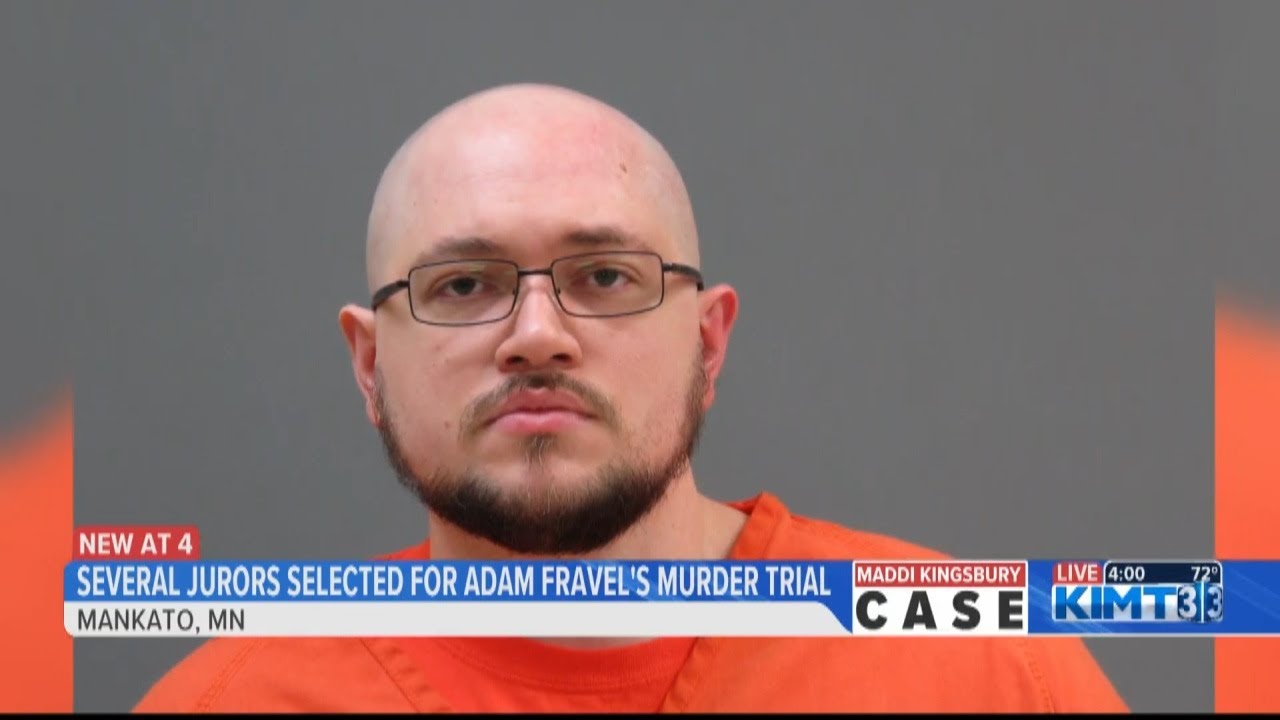 Jury for Adam Fravel murder trial begins to take shape in Mankato - YouTube