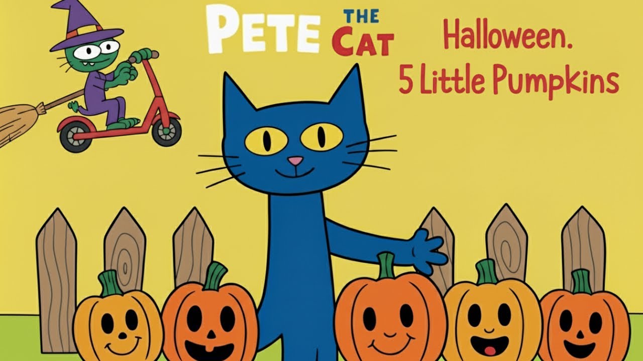 Pete the Cat: Five Little Pumpkins | Halloween Read Aloud for Kids ...