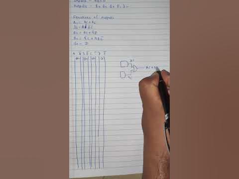 4 bit binary to BCD code converter using k-map part 7 (circuit diagram ...