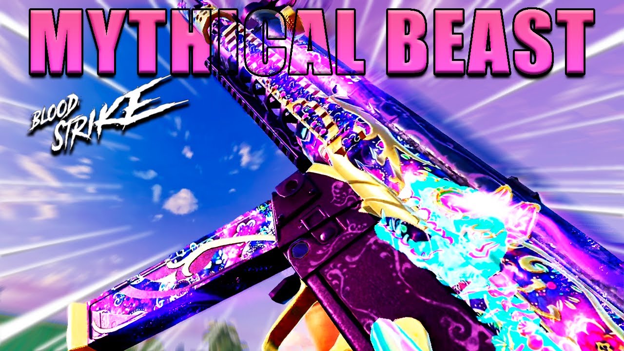 ASI ES LA SKIN LEGENDARIA DE LA MP5 *BESTIA MITICA* EN EL JUEGO | BLOOD ...