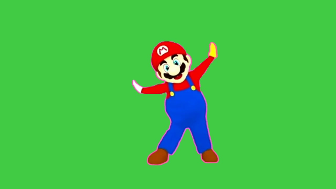 Just Dance Just Mario Extraction (Green Screen) - YouTube