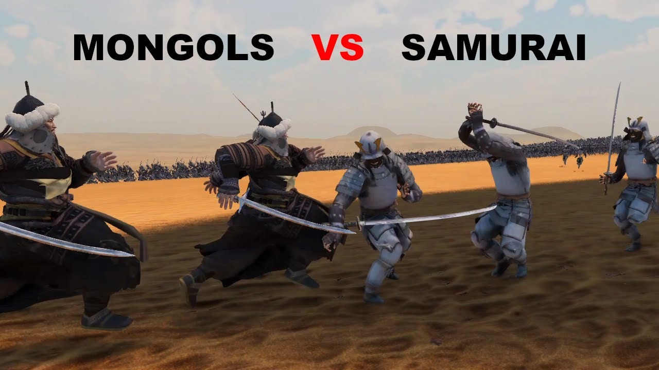 10,000 Samurai VS 10,000 Mongols | Ultimate Epic Battle Simulator 2 ...