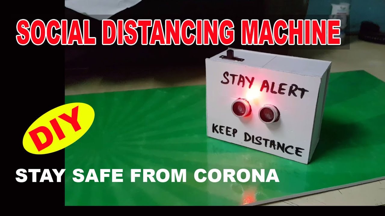 Social Distancing Machine || Corona gadget - YouTube