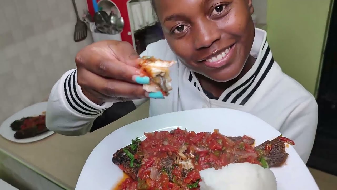 HOW TO PREPARE WET FRY FISH WITH MANAGU (AFRICAN NIGHTSHDE)KENYAN STYLE ...