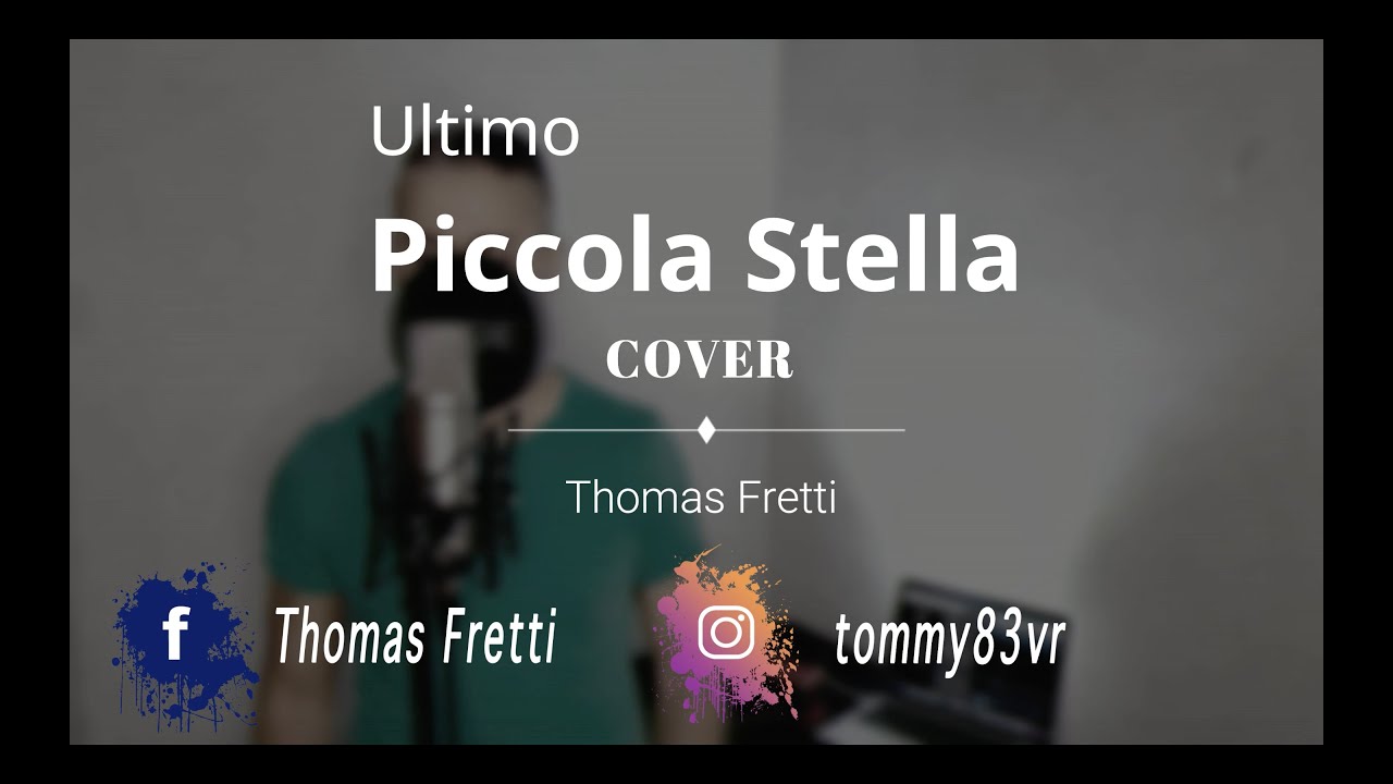 Piccola stella ( Ultimo ) VOCAL COVER - YouTube