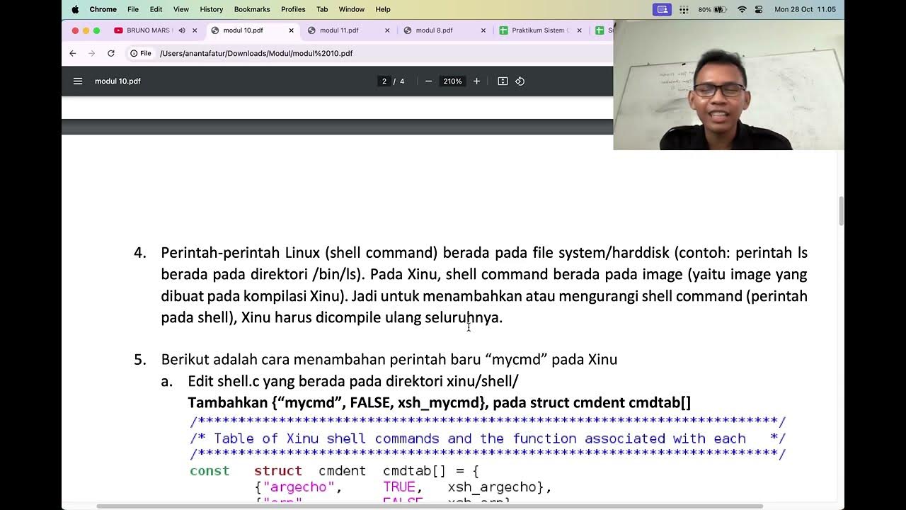 [S1IF-11-03] Praktikum Sistem Operasi - Modul 10 Shell - YouTube