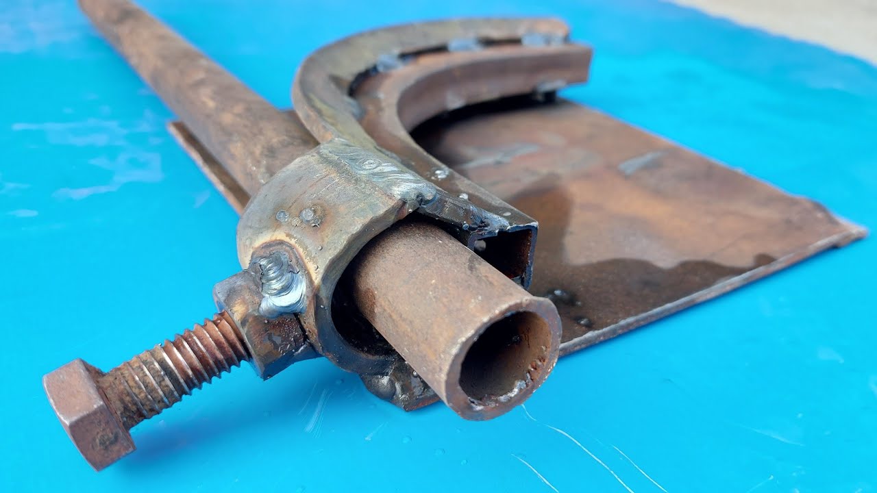 Round Pipe Bending Ideas || DIY Manual Pipe Bender Easily || Pipe ...