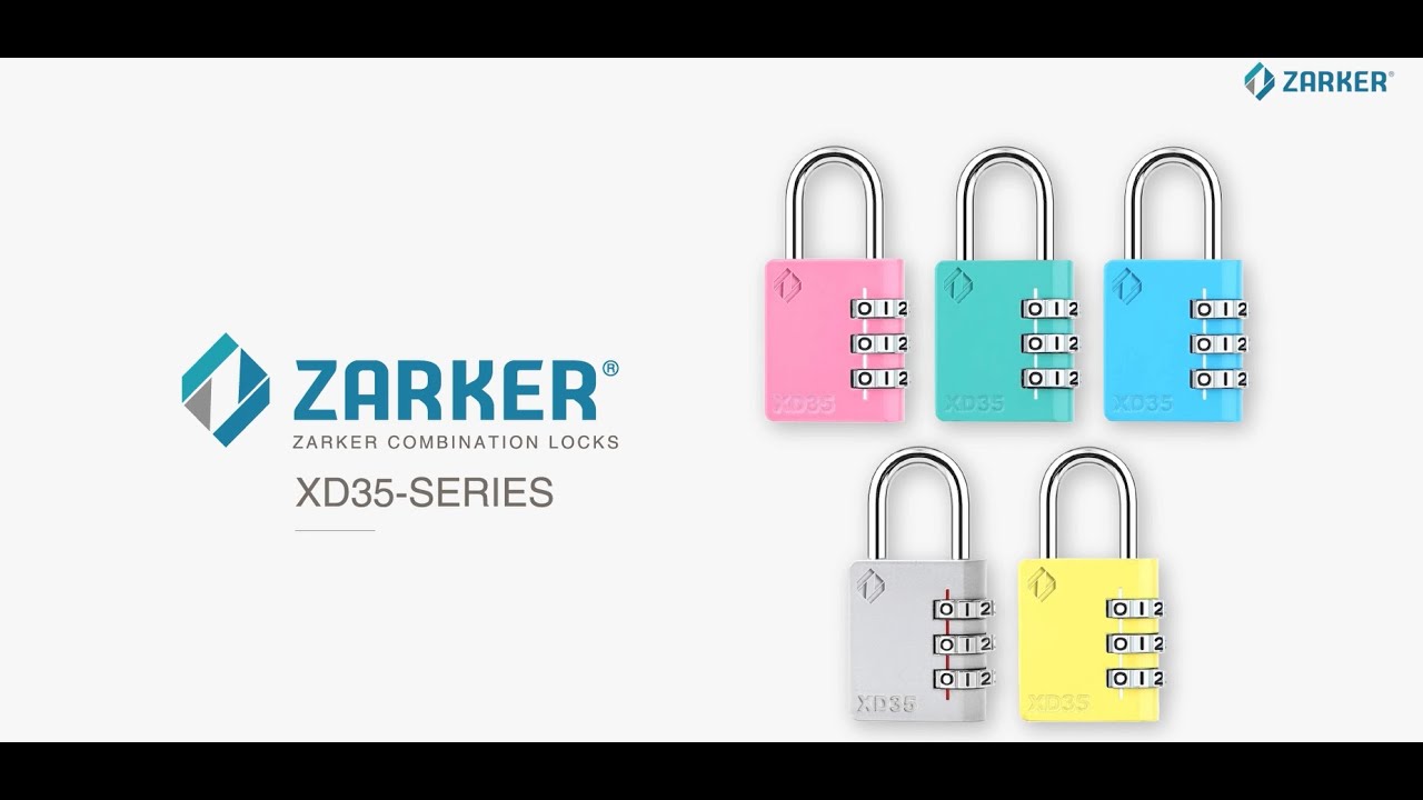 Zarker XD-SERIES XD35 Combination Lock - YouTube