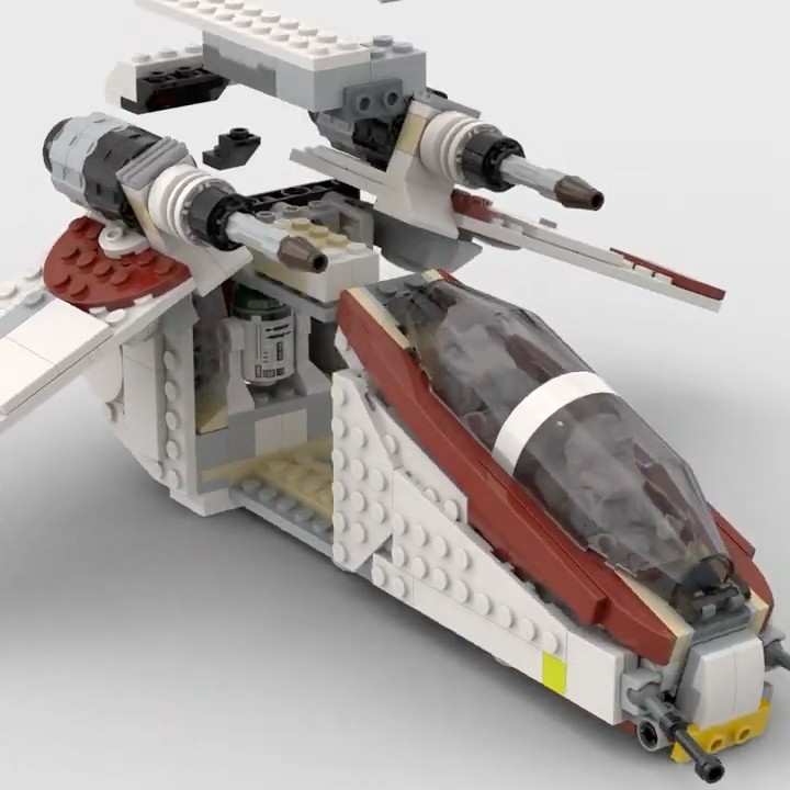 LEGO Star Wars Republic Gunship Midi Scale - Alternate Build of 75402 ...