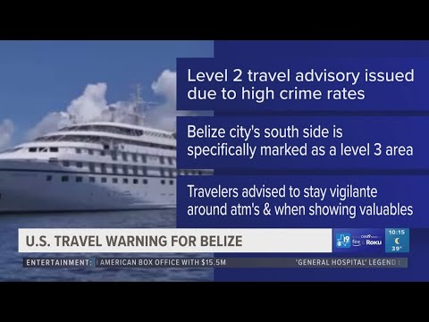 U.S. travel issues warning for Belize - YouTube
