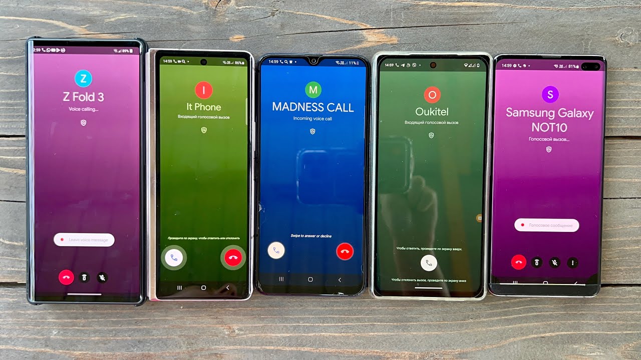 Callss Google Duo Meet Five Cool Phones Lg wing/Samsung Z Fold3/S10 ...
