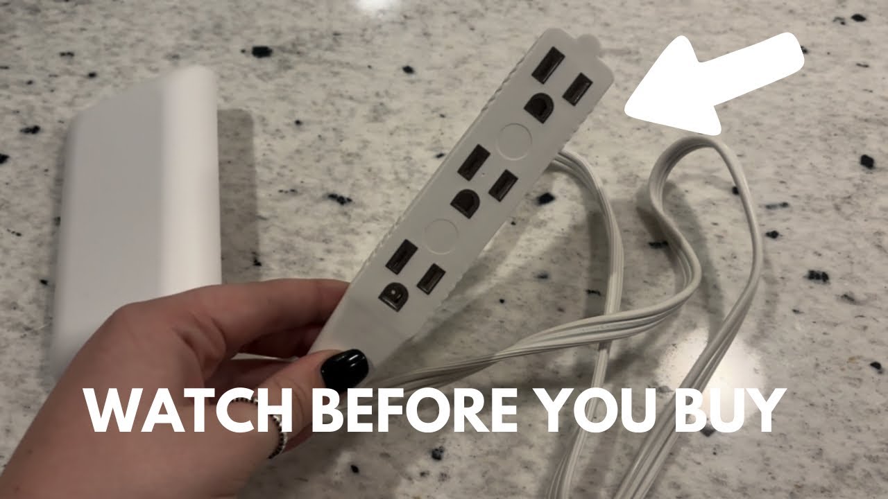 Perfect solutions for outlets behind furniture! #amazonfinds - YouTube