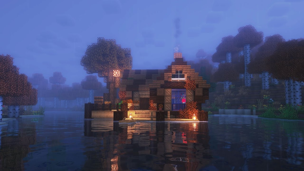 Relaxing Rain Walk in Minecraft | 𝘊𝘩𝘪𝘭𝘭 𝘔𝘶𝘴𝘪𝘤 - YouTube