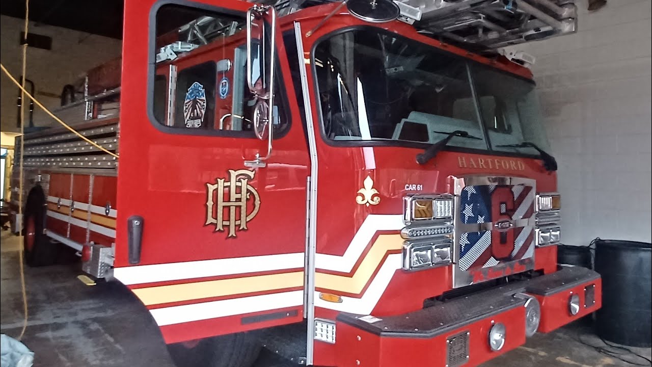(HFD Exclusive) Walk around Hartford Fire Department brand new ladder 6 ...