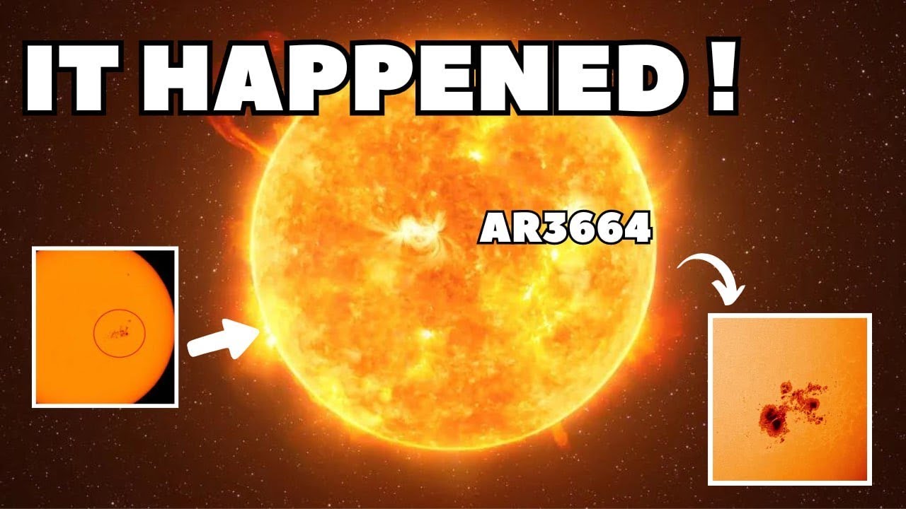 Breaking: Giant Sunspot AR3664 Could Unleash Catastrophic Solar Storms ...