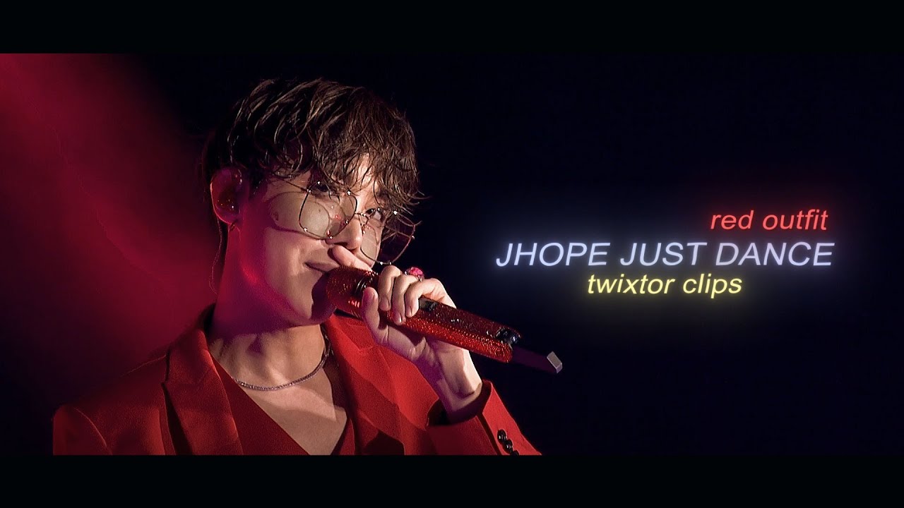 JHOPE- "JUST DANCE" (speak yourself tour) twixtor clips (with AE ...