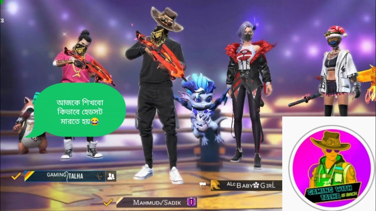 Gaming With Talha Funny Gameplay || With Junaid Gaming || Garena Free ...