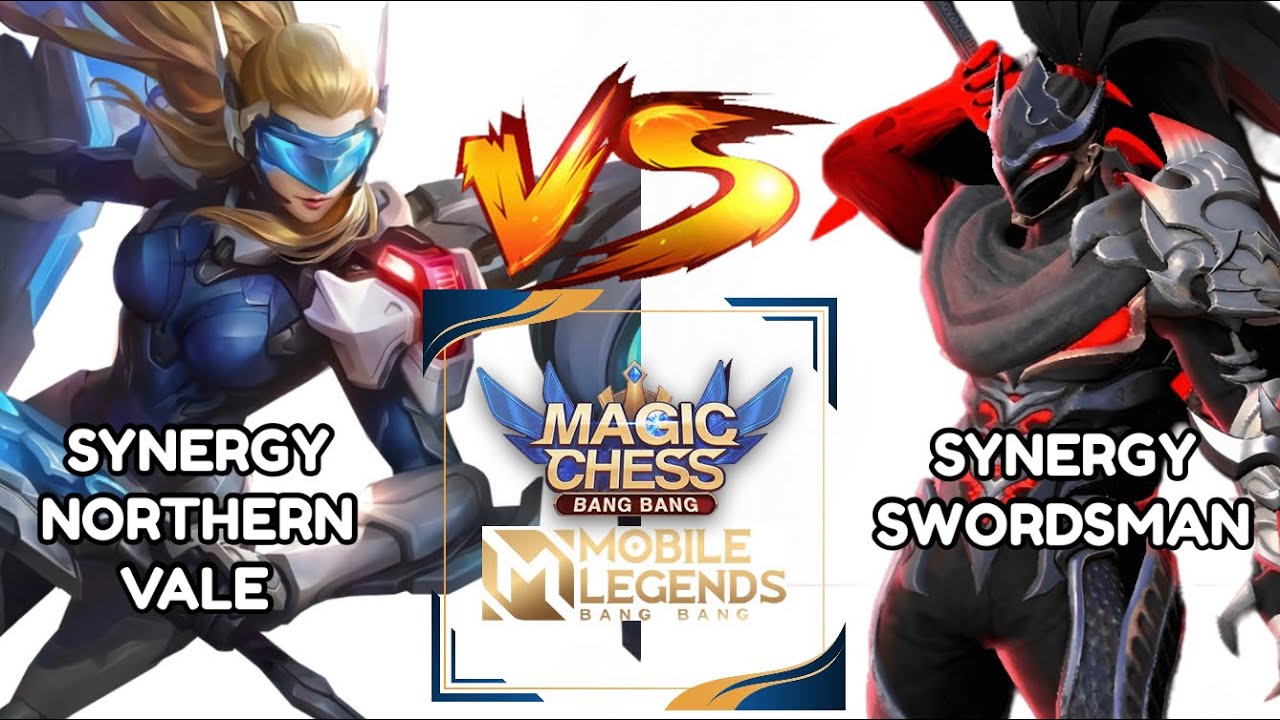 Magic Chess 1st combo synergy Freya NORTHERN VALE versus Hayabusa ...