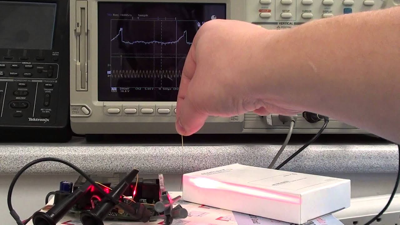 TCD1304AP Linear CCD Testing - YouTube