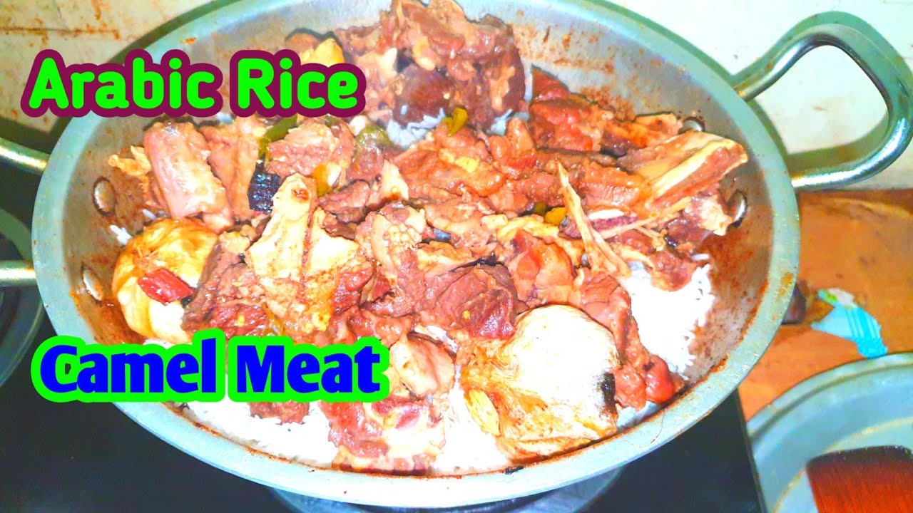 Camel Meat With Rice | Arabic rice with Camel Meat | R Gul - YouTube