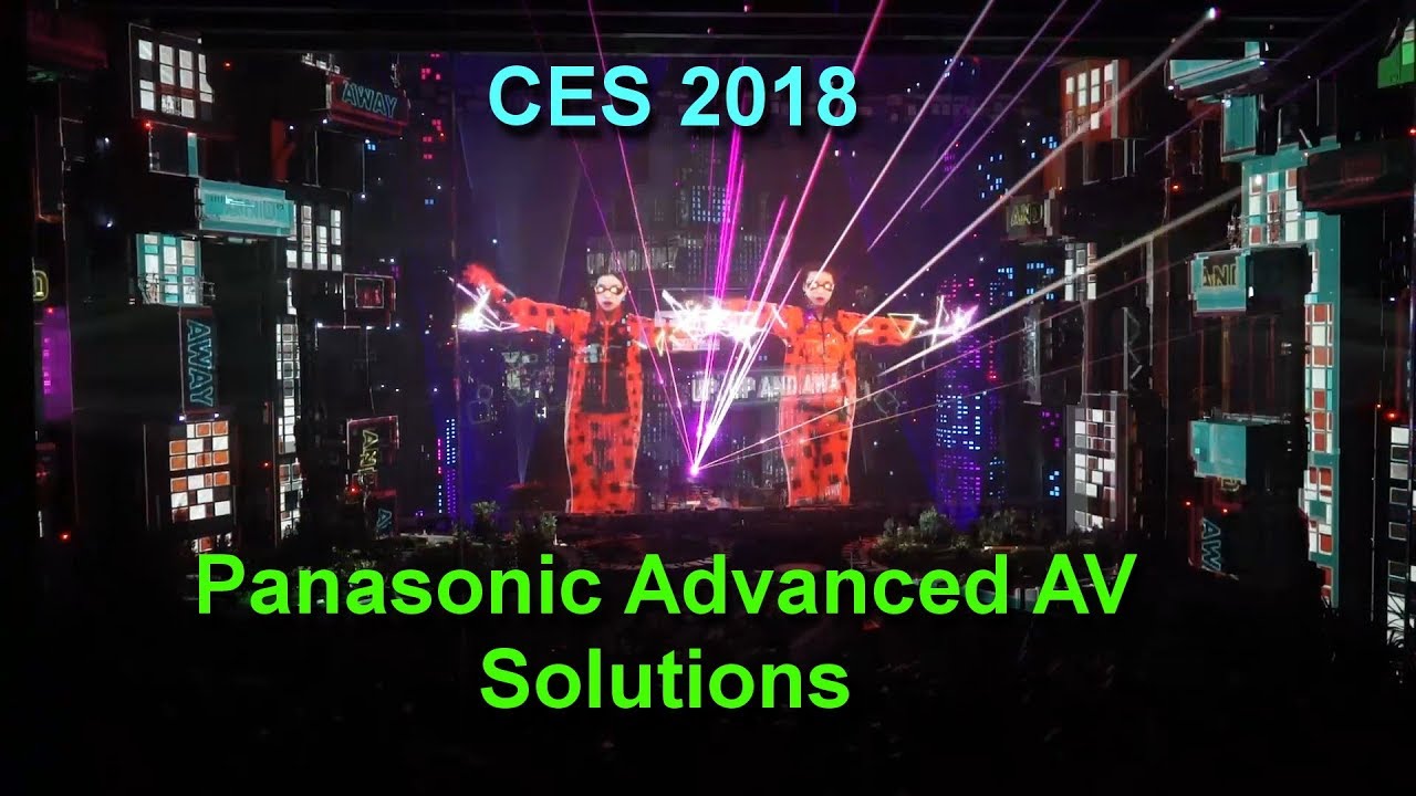 CES 2018 Panasonic Advanced AV Solutions Las Vegas - YouTube