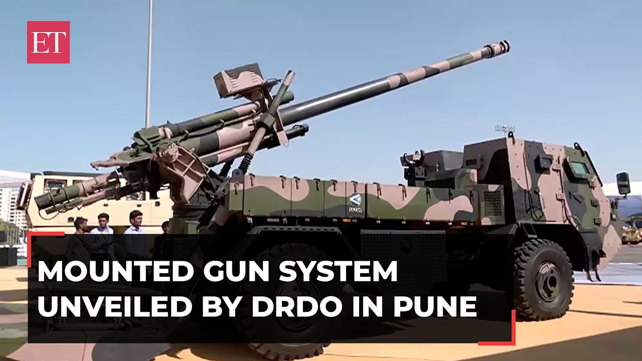 DRDO showcases mounted guns at MSME Defence Expo: Will guard India in ...