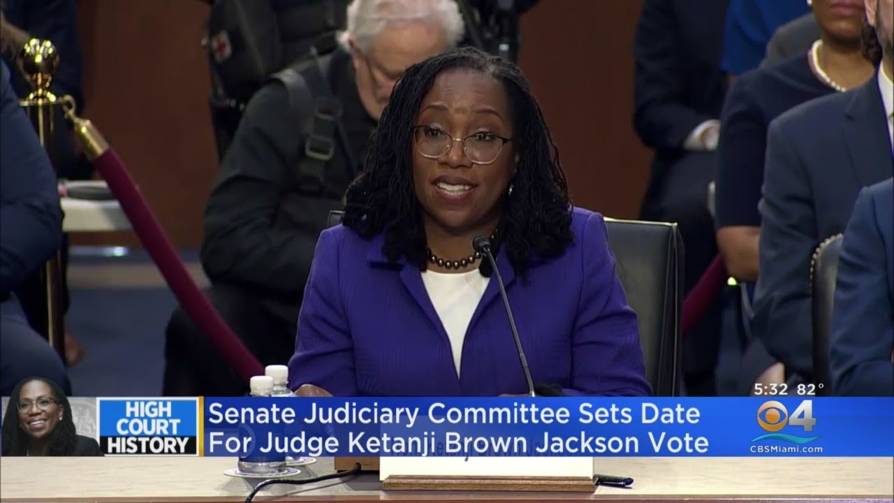 Senate Judiciary Committee Sets Vote For Supreme Court Nominee Ketanji ...
