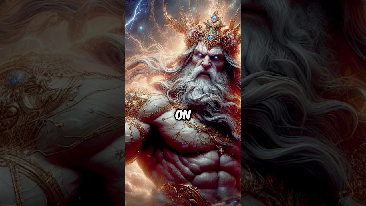 Zeus final rage, the war ended Greek mythology #aishorts #ancients # ...