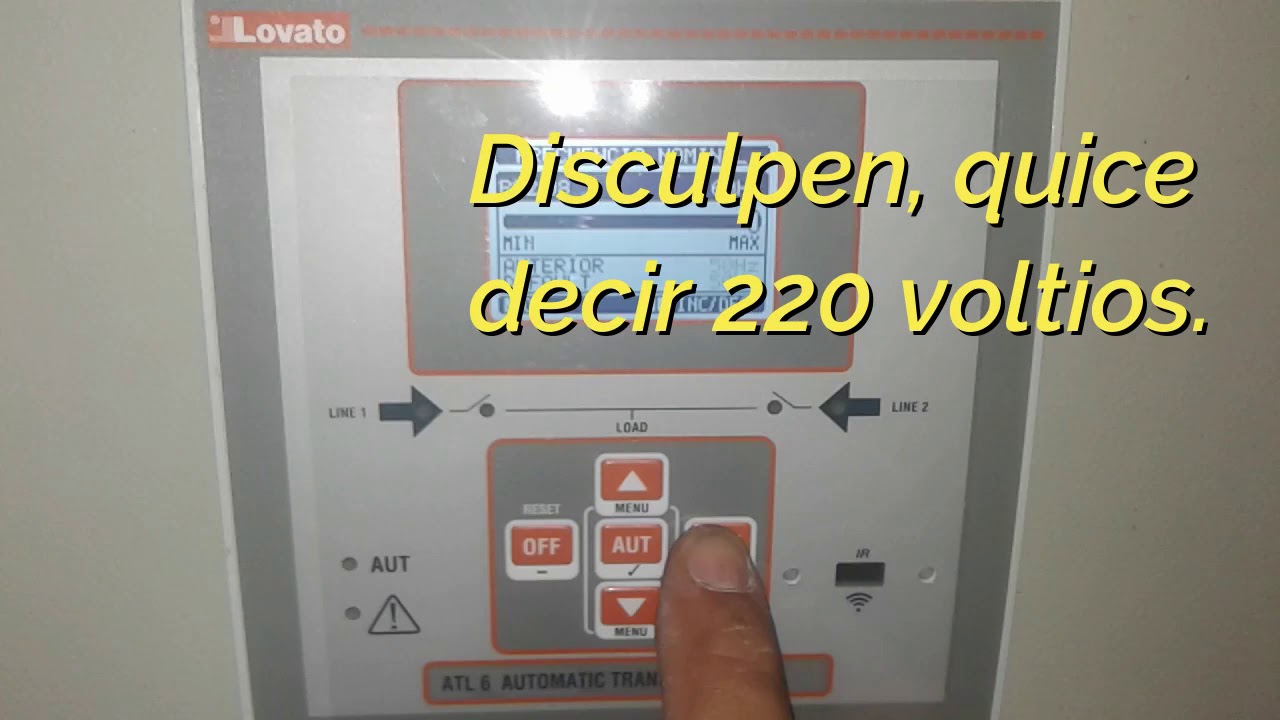 Programacion de modulo ATL 600 de Lovato - YouTube