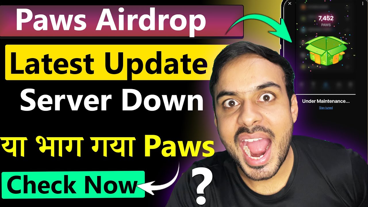 Paws Server Down | PAWS Airdrop Listing Date | Paws Token Distribution ...