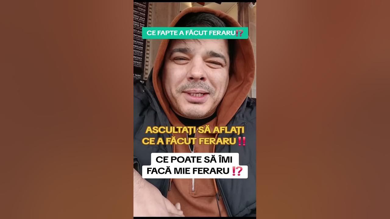 Ce fapte a făcut Feraru ⁉️😱 Singurul lucru care mi-l poate face Feraru mie,este următorul ...