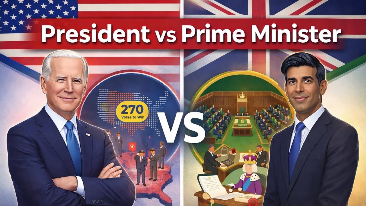How the USA and UK Choose Their Leaders | President vs Prime Minister ...