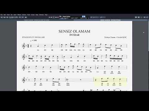 SENSİZ OLAMAM  - İNTİZAR NOTA