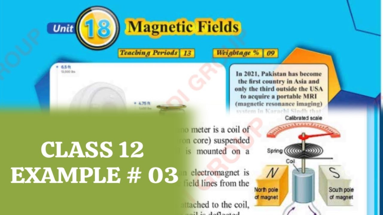 Physics Class 12| Chapter 18| Example 18.3|Magnetic field| #physics ...
