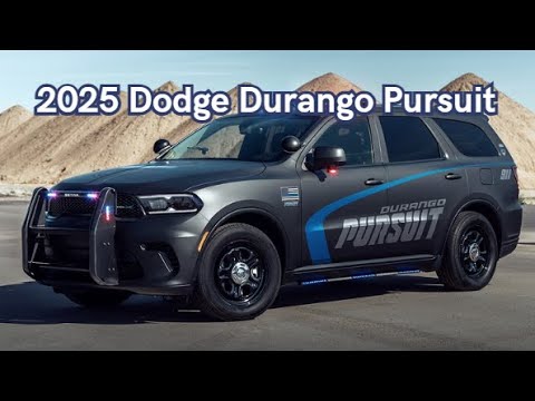 2025 Dodge Durango Pursuit Overview - YouTube