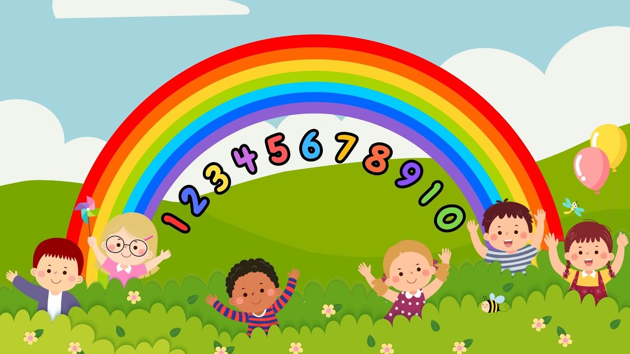 🌈 Learn to Count from 1 to 10 with a Fun Counting Song! 🎶 - YouTube