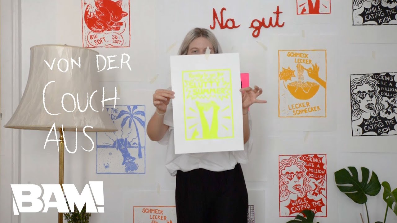 HOW TO: Linoldrucke | Von der Couch aus - YouTube
