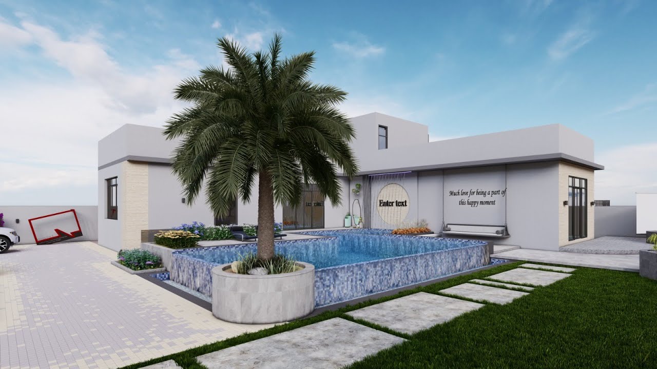 Modern Farm House or Rest House design in Oman. - YouTube