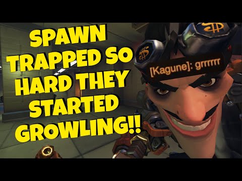 SPAWN TRAPPED SO HARD THEY STARTED GROWLING!!! - YouTube