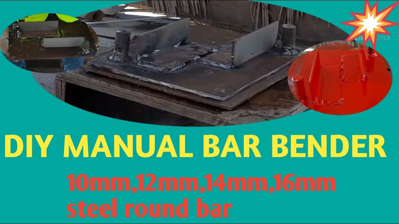 DIY HOW TO MAKE MANUAL BENDER FOR STEEL BARS - YouTube