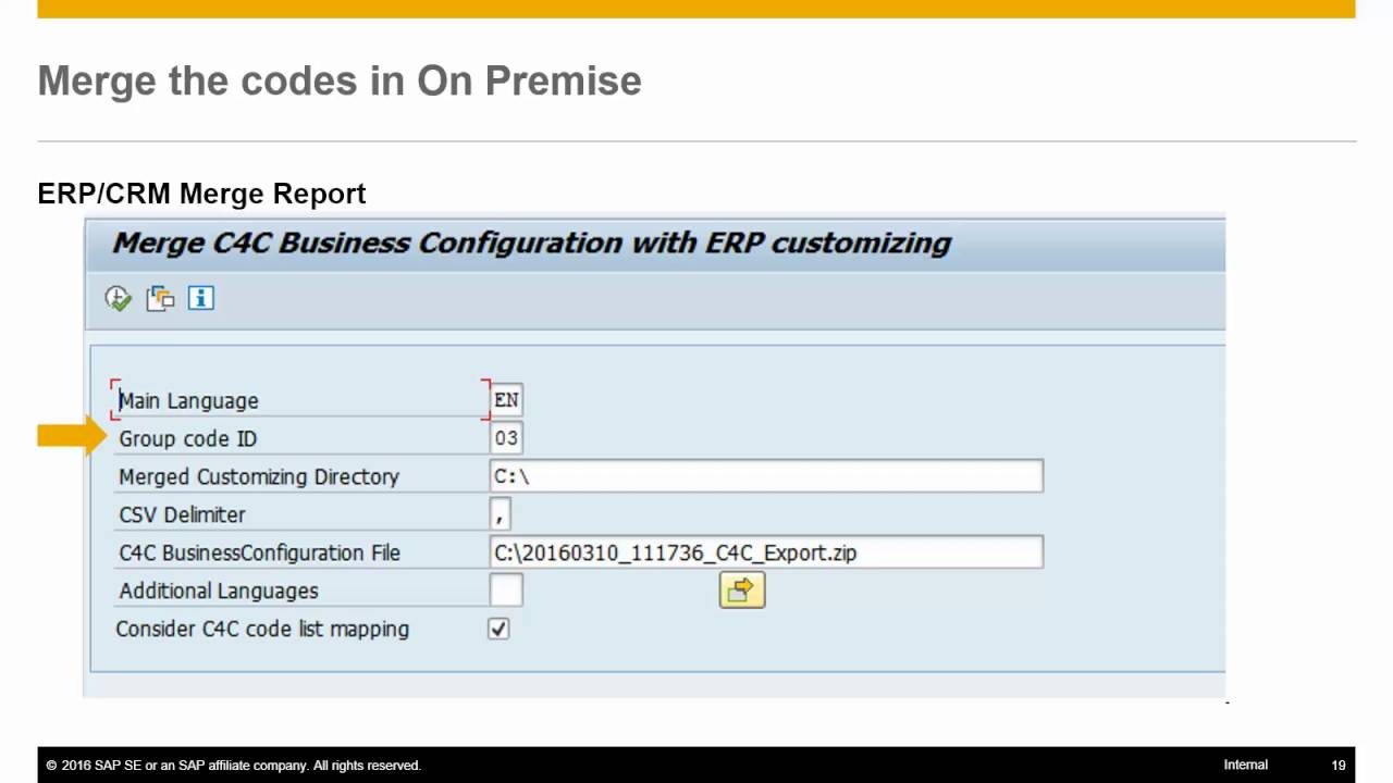 Merge in External System - YouTube