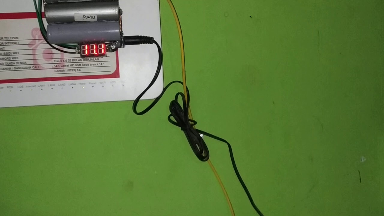 Simple ups for router wifi with bms 3s - YouTube