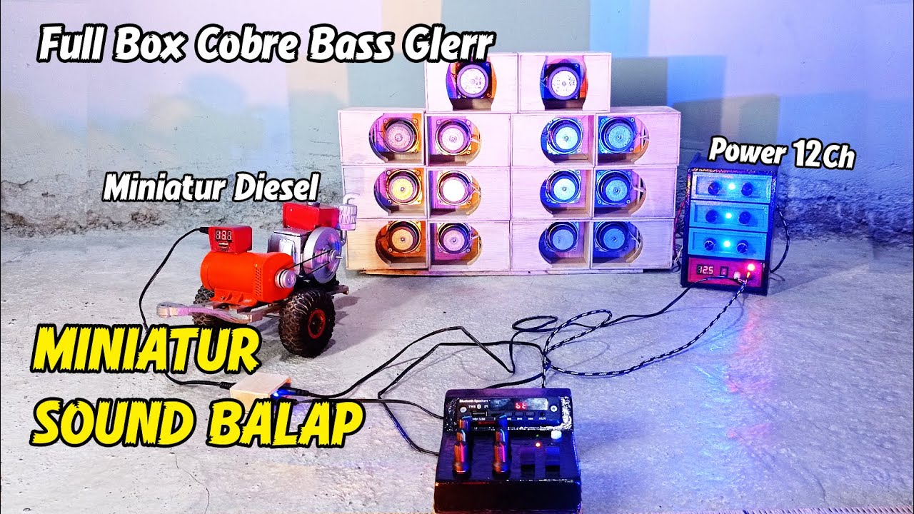 Diy miniatur sound system cek sound full bass box cobre gen 1 dan gen 2 ...