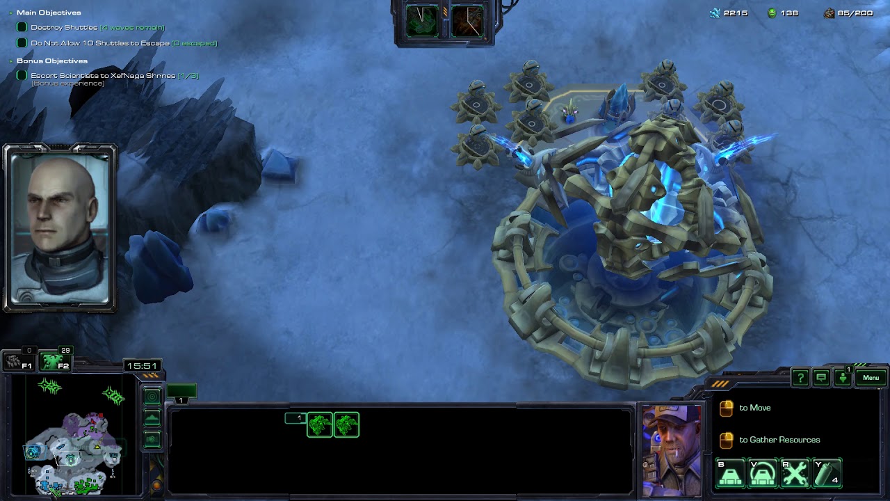 StarCraft 2 - Repeated Mission - YouTube
