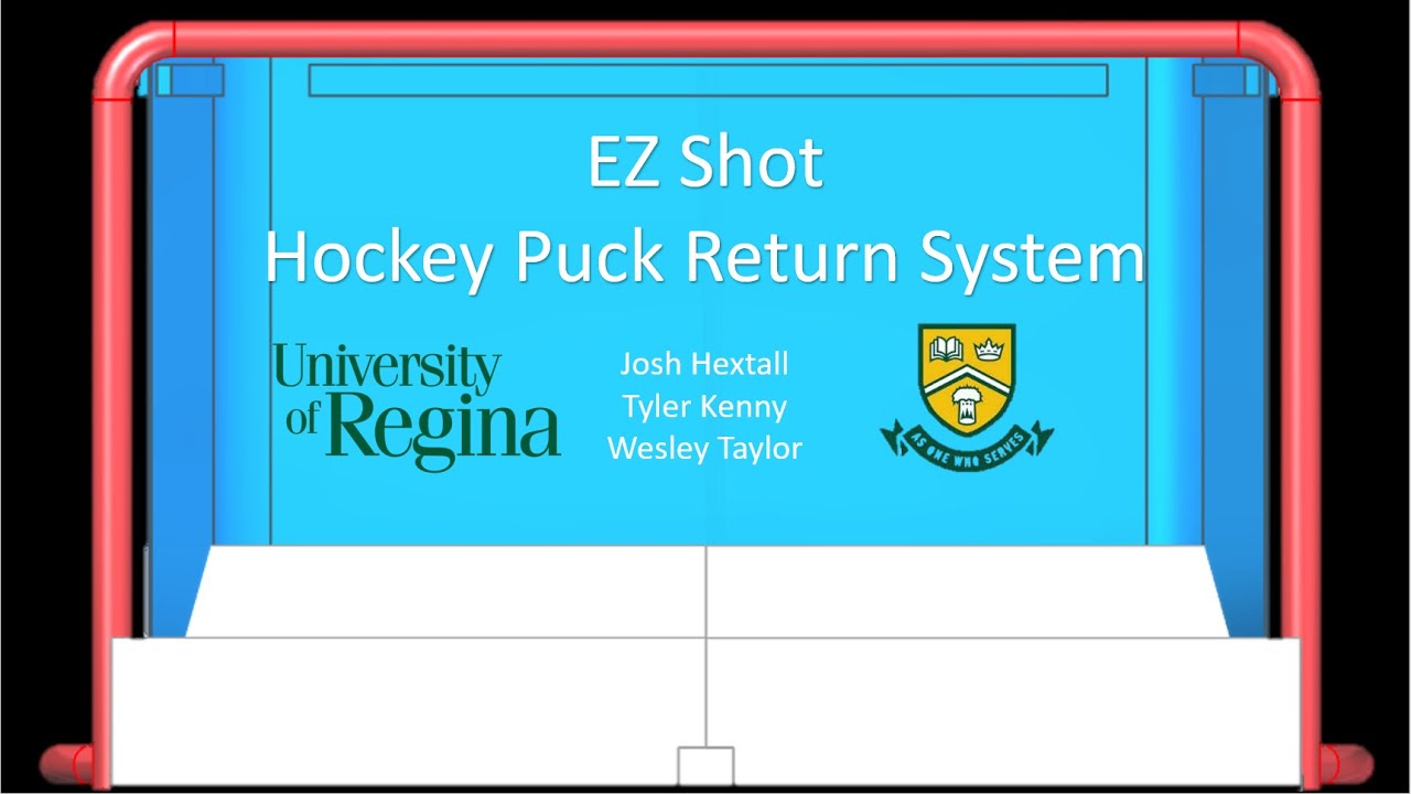EZ Shot: Hockey Puck Return System Ice Demonstration - YouTube