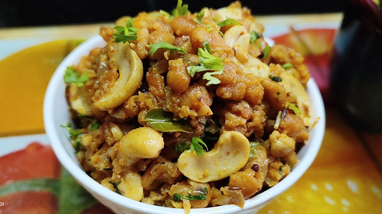 Boondi Cashew nut curry | Boondi Jeedipappu curry | Andhra style Boondi ...