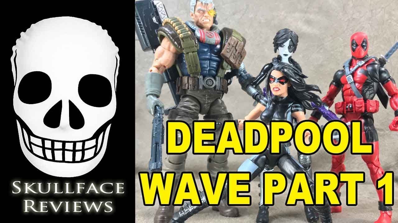 Marvel Legends Deadpool Wave Part 1 (Cable, Domino, X-23, Deadpool ...