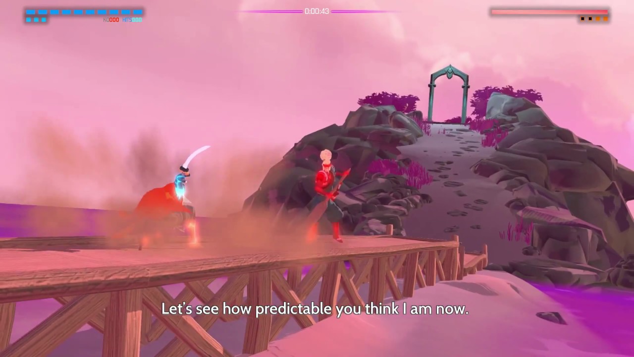 Furi: The Edge Boss Battle S Rank Furi Difficulty 1:36 - YouTube