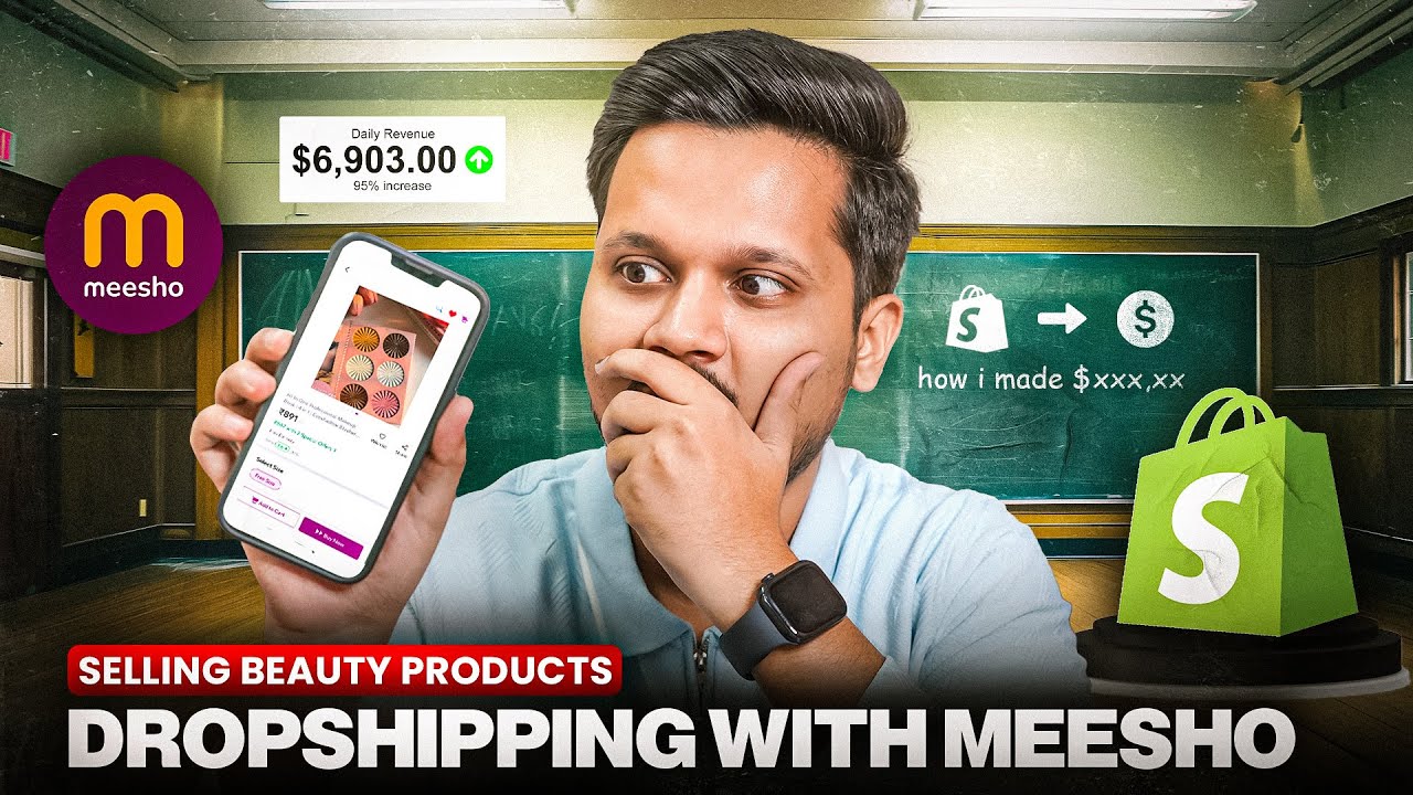 Dropshipping Challenge With Meesho | Insane Results 🔥 - YouTube