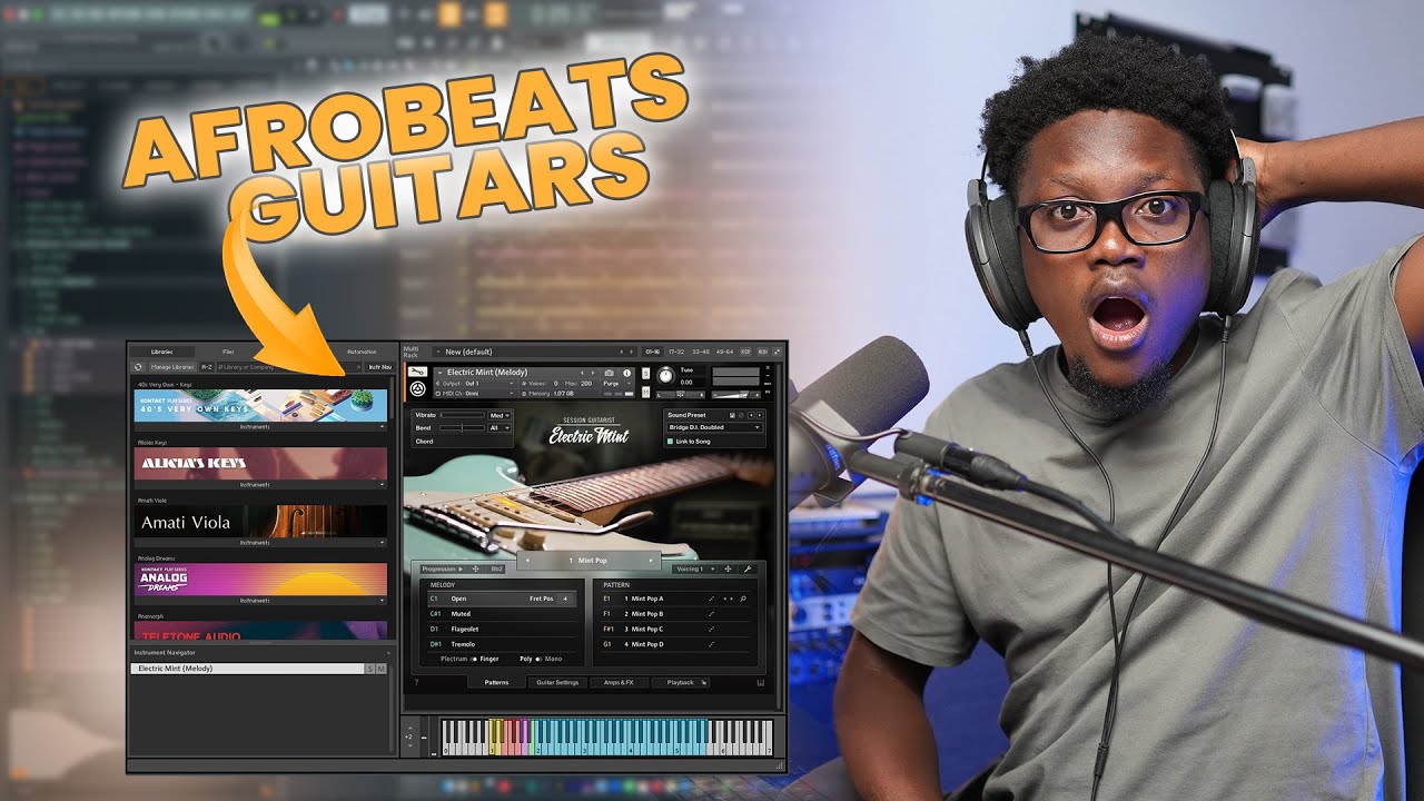 Afro Beats Guitar Made Easy | New Plugin Workflow - YouTube